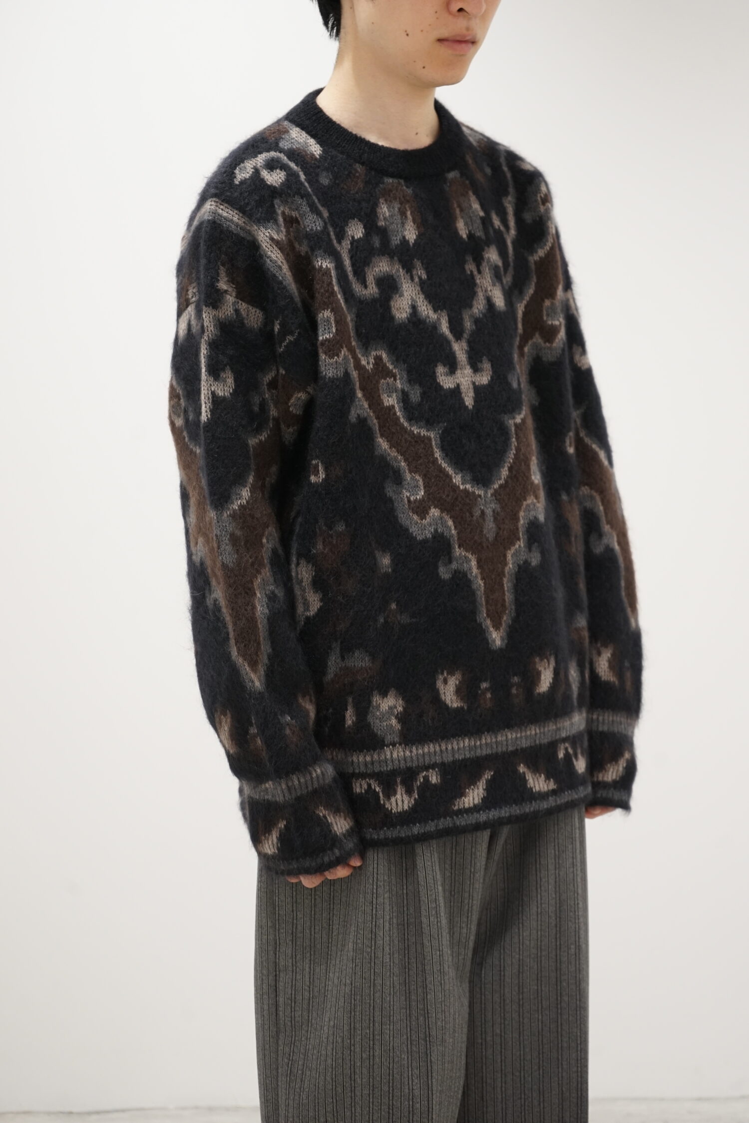 CASHMERE OVERSIZED CARPET SWEATER｜ANYTHING GOES